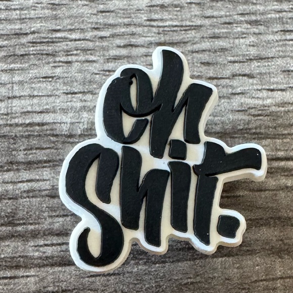 CROCS | Accessories | Oh Shit Crocs Jibbitz Shoe Charm 52 | Poshmark
